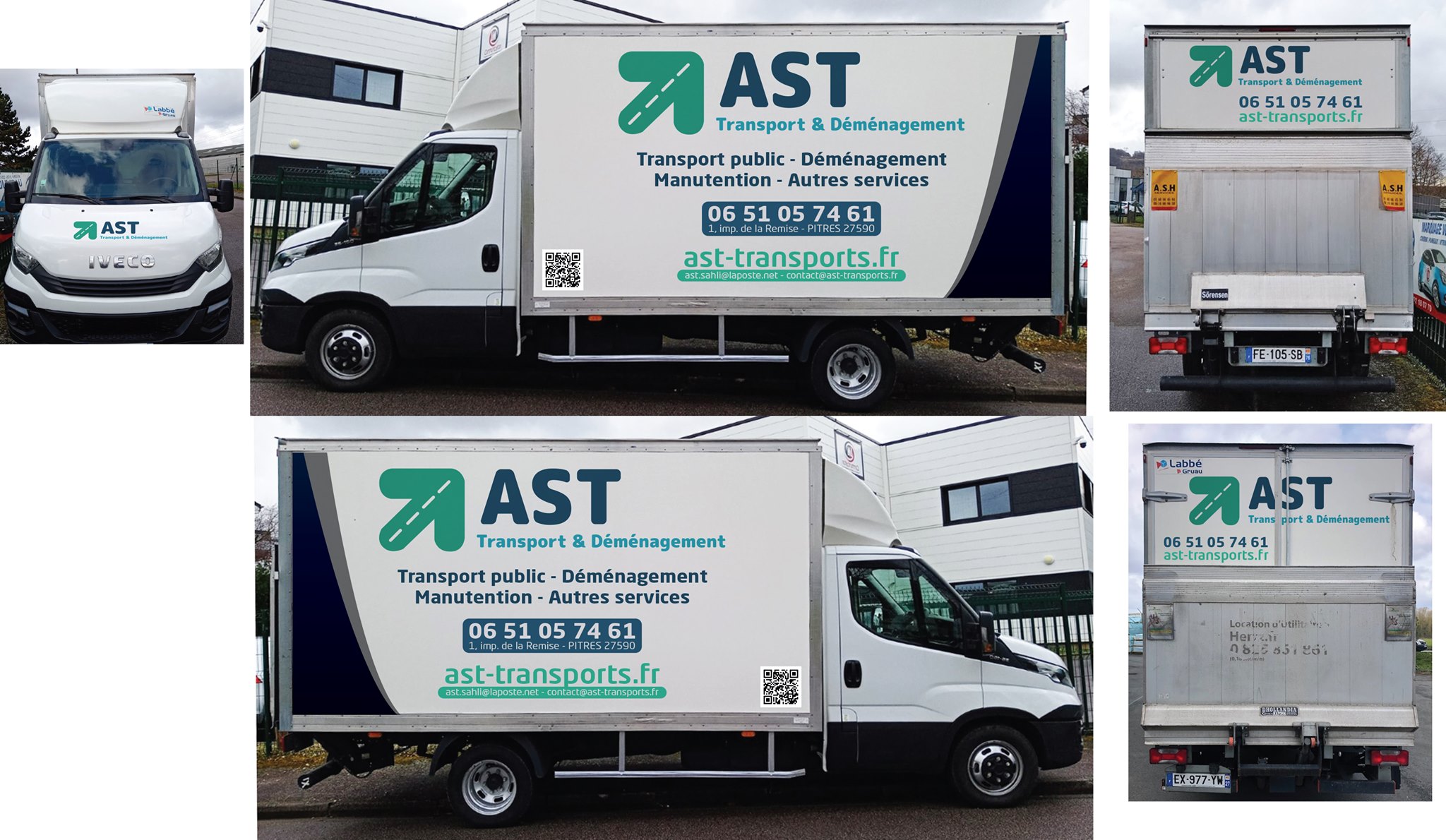 Marquage des véhicules d'AST - AST